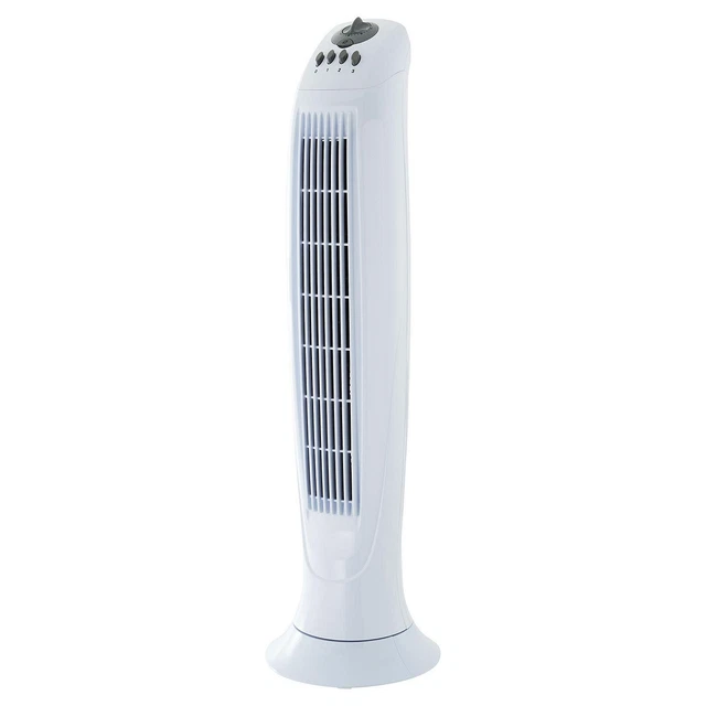 TESCO TF15 TOWER Fan 3 Speed 2 Hour Timer With Oscillation Function ...