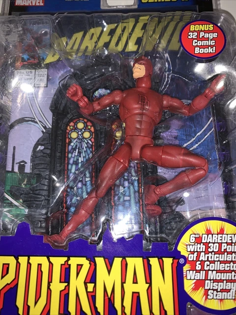 MARVEL LEGENDS SPIDER-MAN Classics Series II Daredevil w Comic Book Toy ...