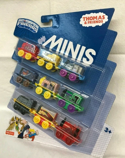 THOMAS & FRIENDS Mini's DC Super Friends 9 pack 2017 #3 ~NEW ~ £19.95 ...
