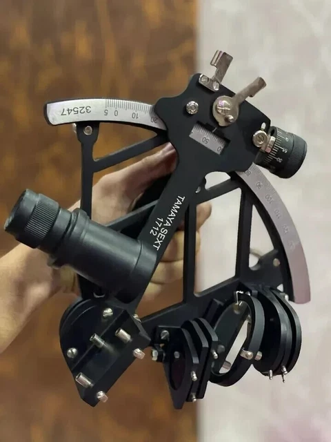 ANCIEN SEXTANT NAUTIQUE Tamaya en aluminium massif 9" navigation... EUR ...