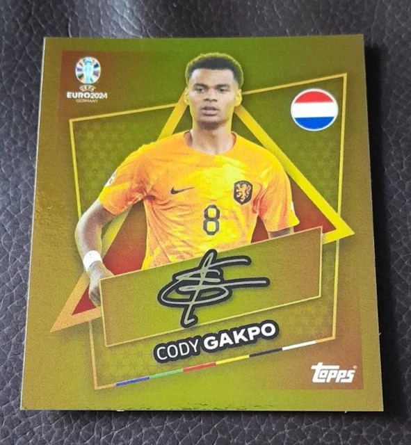 Topps Uefa Euro Em 2024 Ned Sp Cody Gakpo Star Player Gold