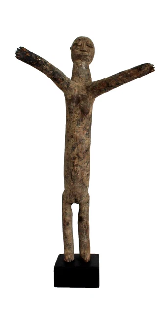 RARE GRAND FÉTICHE Dangereux Lobi Dagara soclé - Art africain EUR 189 ...