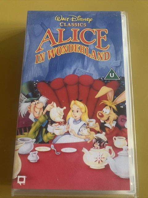 ALICE IN WONDERLAND VHS Video Tape PAL/VHS Walt Disney classics EUR 2,91 - PicClick FR