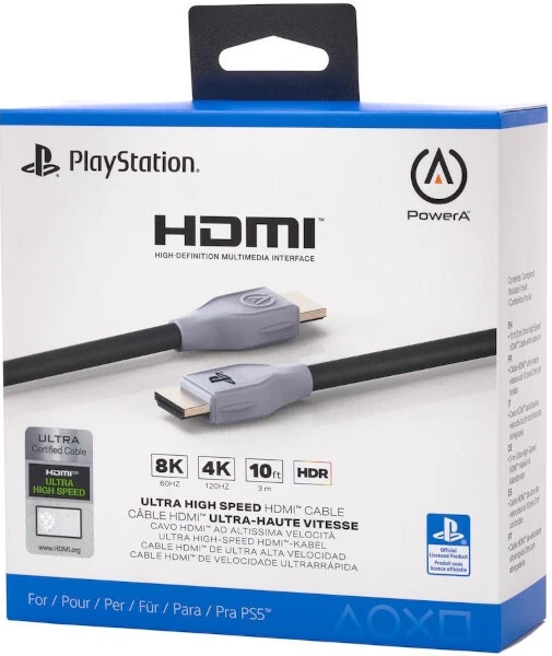 CABLE HDMI POWER A Ultra High Speed Hdmi Cable 2.1 (8k/4k/10ft/hdr) (ps4) Playst EUR 43,99 ...