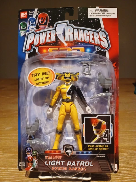 POWER RANGERS SPD Light Patrol JAUNE 5" Ranger neuf scellé en usine ...