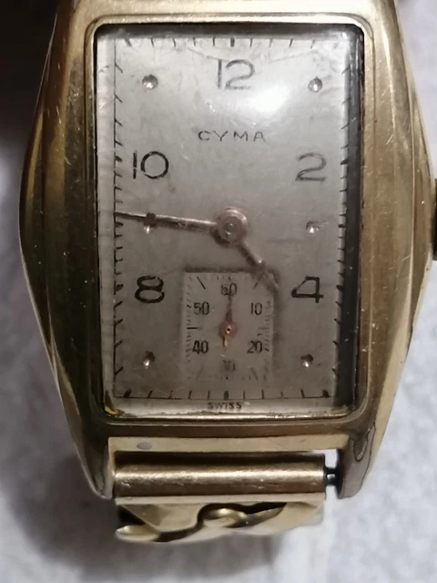 VINTAGE CYMA WRISTWATCH 15 Jewels Presentation Swiss Watch Works ...