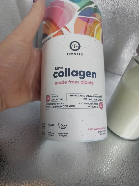 OMVITS - VEGAN Collagen Powder Kind Collagen Supplement Powder 240g ...