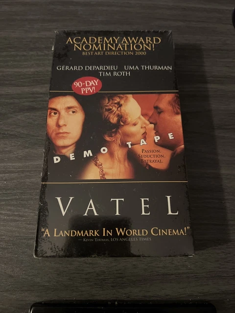 VATEL (VHS, 2001) Gerard Depardieu Uma Thurman Tim Roth Demo Tape, New ...