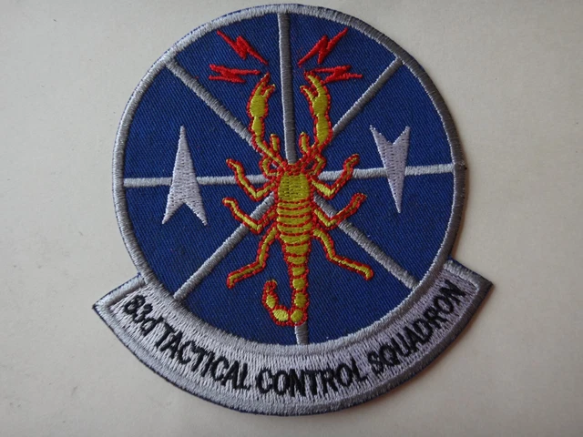 VIETNAM WAR USAF 83rd TACTICAL CONTROL SQUADRON "Scorpion" Patch £11.75 ...