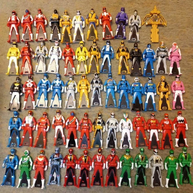 POWER RANGERS SUPER Megaforce Gokaiger Ranger Key 53p Set Bulk BANDAI ...