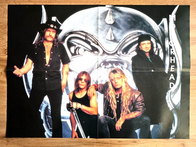 RARE! MEGA POSTER: MOTORHEAD from 1998 - 22 x 16 in. (55 x 40 cm ...