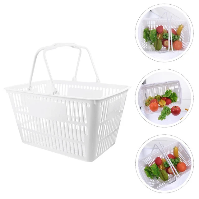SUPER MARKET SHOPPING Basket Supermarket Storage Rack Large Size £106. ...