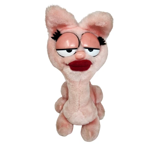 11& VINTAGE 1984 Dakin Garfield Arlene Girl Pink Cat Stuffed Animal ...