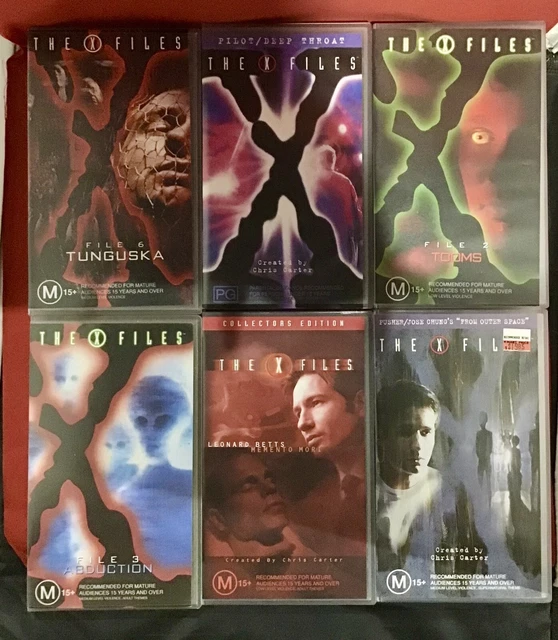 THE X FILES Bulk Lot VHS Retro Vintage Video Cassette Bulk Lot x6 Lot ...