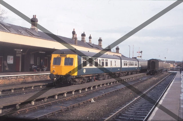 RAILWAY LOCOMOTIVE 35MM Slide – Class 120 Dmu At Lincoln St Marks ...