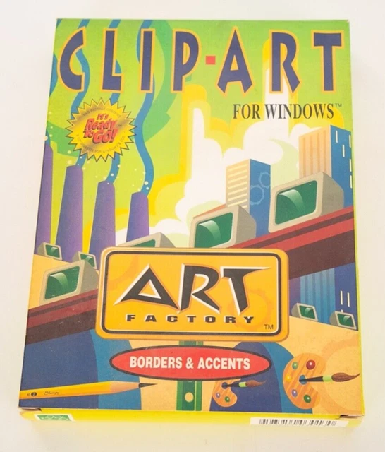 VINTAGE - CLIPART For Window. Art Factory. Borders & Accents 3.5 ...