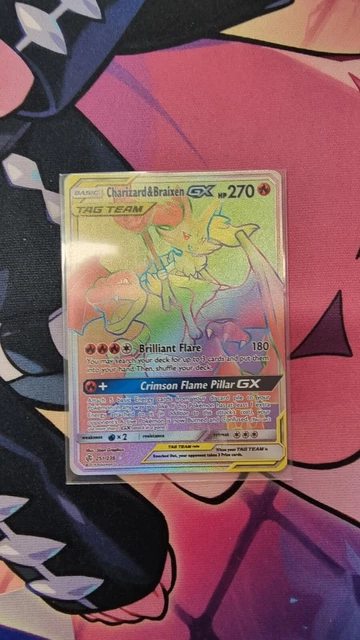 CHARIZARD & BRAIXEN GX 251/236 Cosmic Eclipse - Rainbow Rare. EUR 83,87 - PicClick DE