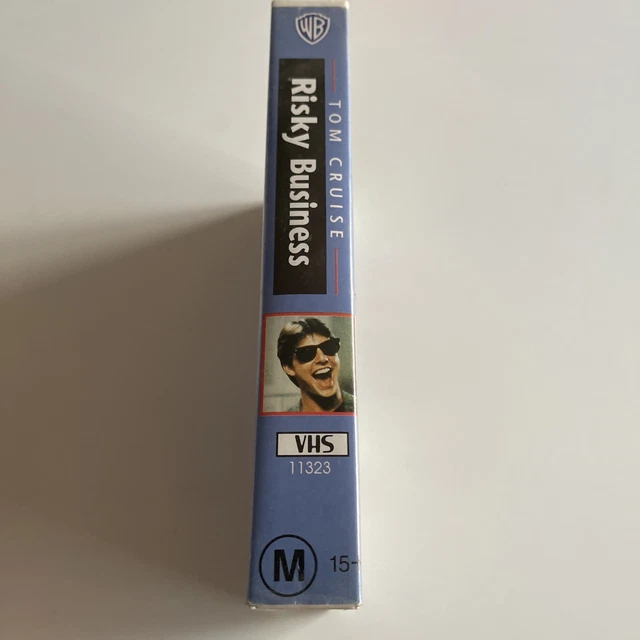 RISKY BUSINESS EX rental VHS Big Box Warner Home Tom Cruise £18.19 ...