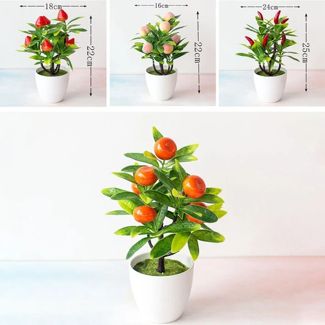 PLANTE DE BONSA? en plastique exquise fleur r aliste pour d coration de ...