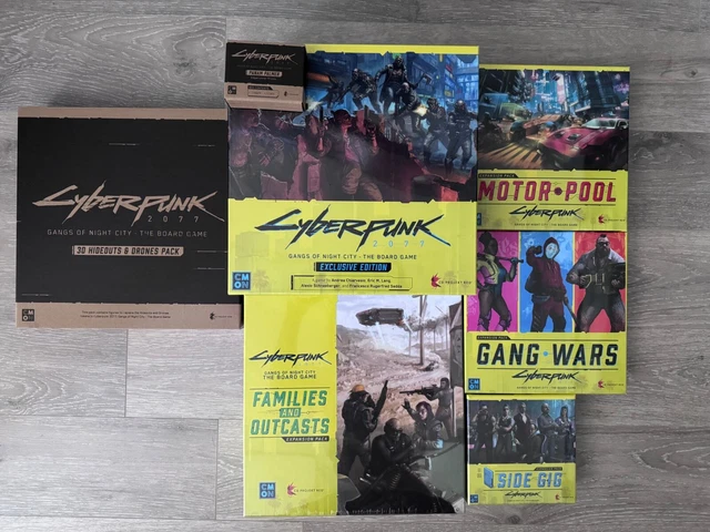 NEW! CYBERPUNK 2077 Gangs of Night City Board Game KS Legend Pledge ...