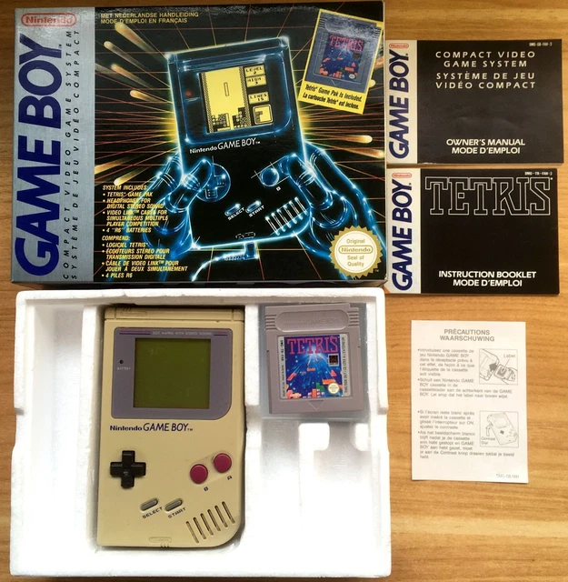 PACK TÉTRIS CONSOLE Nintendo Gameboy Fat Pal Fah Complet Boîte Notices ...