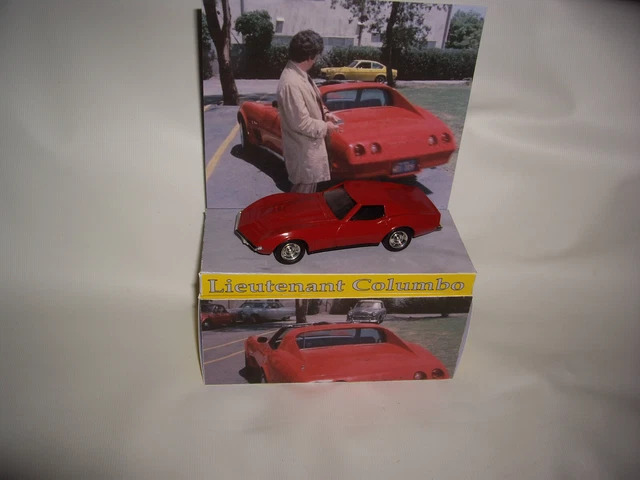 MOVIE CAR: COLUMBO Peter Falk Chevrolet Corvette Code 3 Model + Box ...