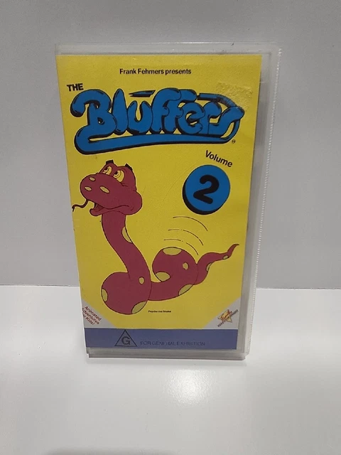FRANK FEHMERS THE Bluffers VHS Vol 2 1987 Vintage Cartoon Video Tape ...
