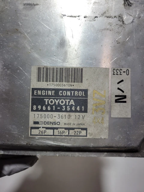 90 TOYOTA 4RUNNER V6 4X4 Truck Ecm Ecu Pcm Module Computer 3.0 3Vze ...