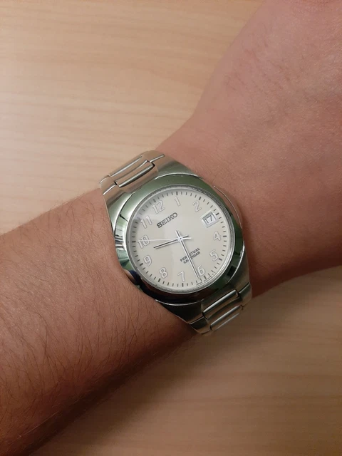SEIKO 8F32-0130 PERPETUAL Calendar Hi-Accuracy Quartz Watch - WILD Lume ...