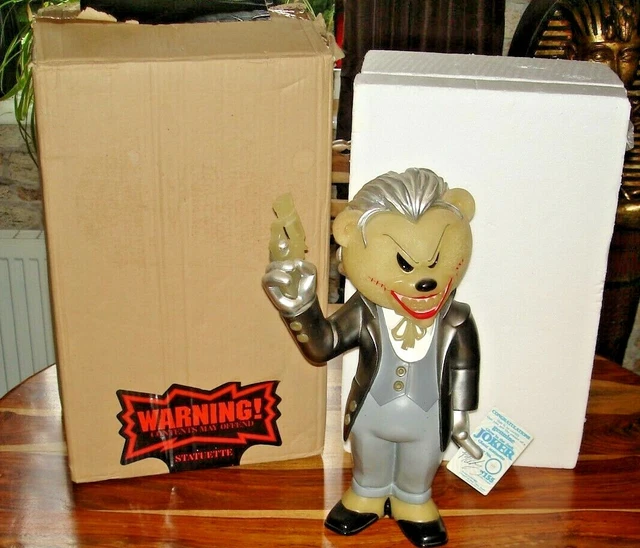 RARE BAD TASTE Bear 16” Giant Glow In The Dark Joker Boxed £350.00 ...