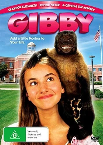 GIBBY DVD COMEDY FAMILY Movie GYMNASTICS Crystal The Monkey FUNNY BRAND ...