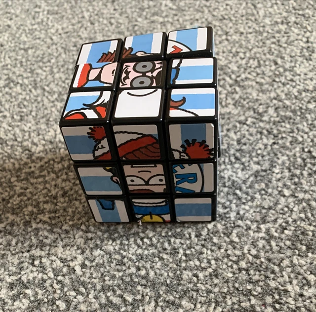 WHERE'S WALLY EDITION Official Licensed Genuine Rubiks Cube 3x3x3 Mind ...