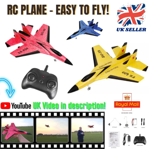 RC PLANE SU35 RC Model Jet Fighter Remote GIFT FOR CHRISTMAS FOR BOYS ...