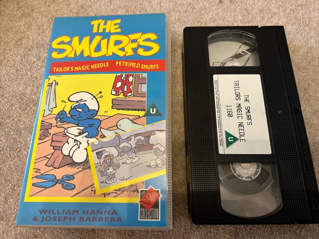 THE SMURFS TAILORS Magic Needle Hanna Barbera Pal Vhs Video Kids ...