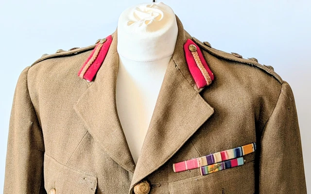 ORIGINAL WW2 ROYAL Engineers Colonel's Uniform Service Jacket OBE MC ...