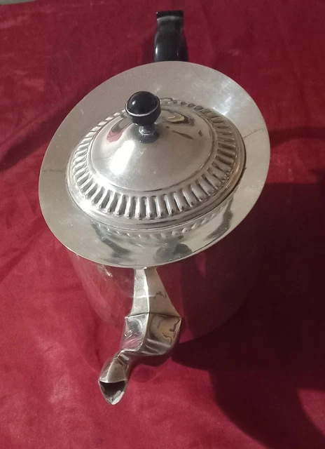 VINERS OF SHEFFIELD Alpha Plate Vintage Antique Teapot Silver Plate £18 ...