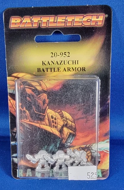 NIB IRON WIND Metals BattleTech Kanazuchi Battle Armor Ral Partha #20 ...