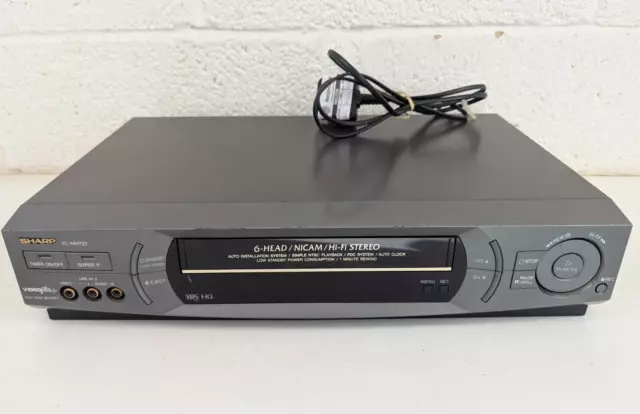 SHARP VC-MH722 6-HEAD Nicam Hi-Fi Stereo PAL NTSC VCR VHS Video Cassette Player £22.00 - PicClick UK
