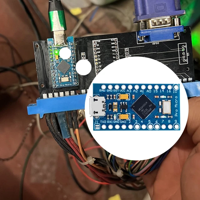 Pro Micro Module Board Atmega32u4 5v 16mhz For Arduino Ide V1 0 1 Micro Fr Eur 8 27 Picclick Fr