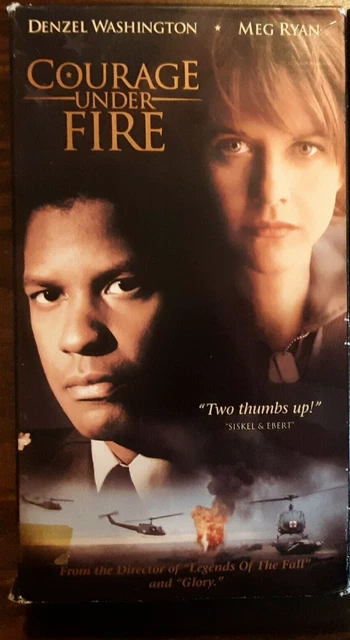 COURAGE UNDER FIRE (VHS, 1996) Drama Denzel Washington Meg Ryan ...