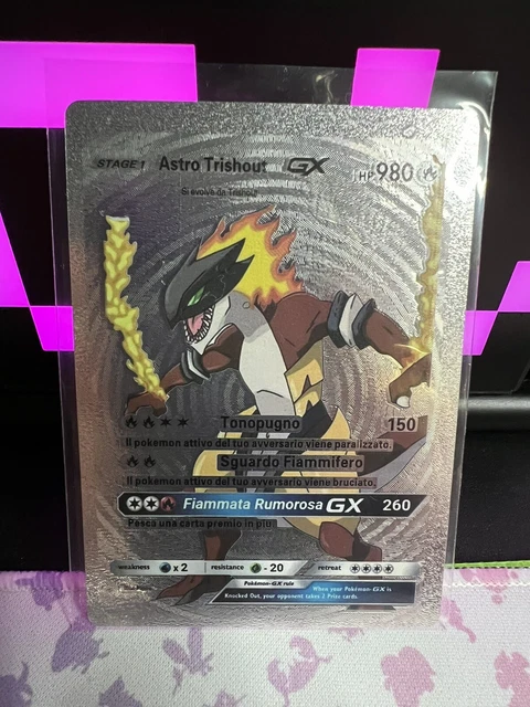 CARTA POKÈMON FAN-ART: Astro Trishout GX [Stage 1] - SILVER CARD EUR 6 ...