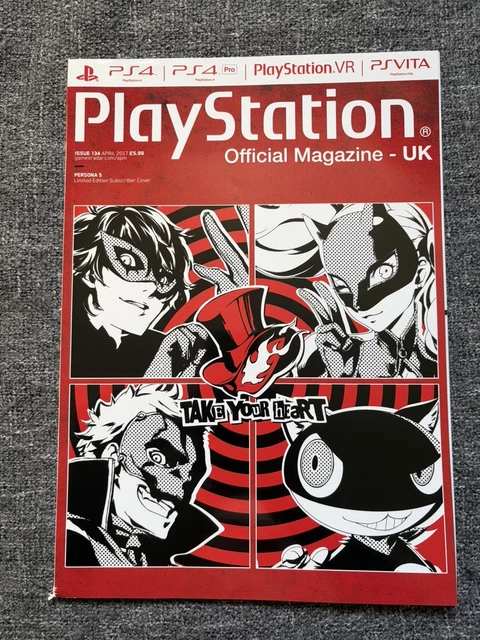 PLAYSTATION OFFICIAL MAGAZINE UK Subscriber Cover #134 Persona 5 £19.99 ...