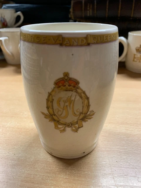 1935 KÖNIG GEORGE V Silber Jubiläum Souvenir Newhall Becher ...