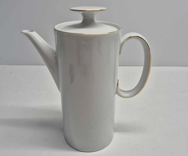 THOMAS GERMANY MEDAILLON Gold Thin Coffee Pot with Lid ( D31) (b ...
