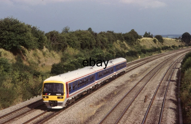 35MM RAILWAY SLIDE - DMU Class 166. 166212 @ Didcot East Jn £3.25 ...