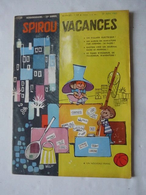 SPIROU N° 1159 - complet avec mini-récit, pinball Machine et journal Gaston EUR 60,00 - PicClick FR