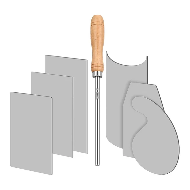 2X(CARD SCRAPER CABINET Scraper Set Paint Scraper Tool forWood N4U9 ...