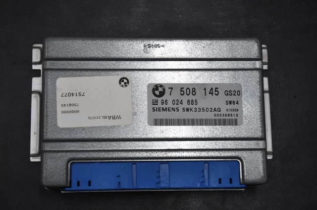 UNITÉ DE COMMANDE de Transmission BMW 3er E46 Automatique EGS 7508145 ...