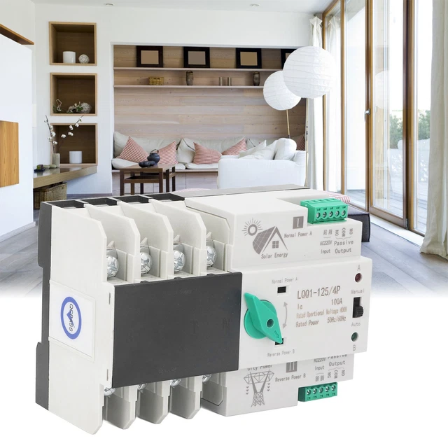 DUAL POWER AUTOMATIC Transfer Switch Stable Transmission 4P Power ...