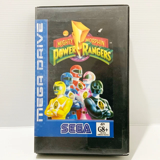 MIGHTY MORPHIN POWER Rangers + Box - Sega Mega Drive - Tested & Working ...